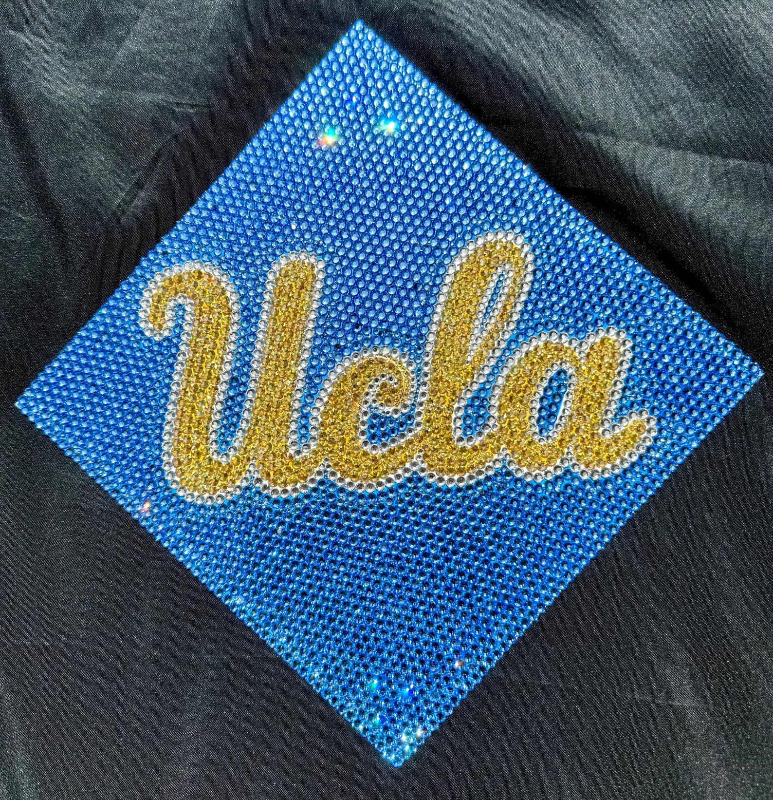 Rhinestone Graduation Cap, Bling Grad Cap, Bedazzled Grad Cap, College ...