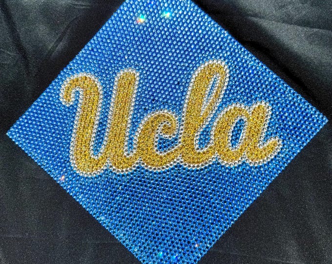 Rhinestone Graduation Cap, Bling Grad Cap, Bedazzled, Jeweled, College ...