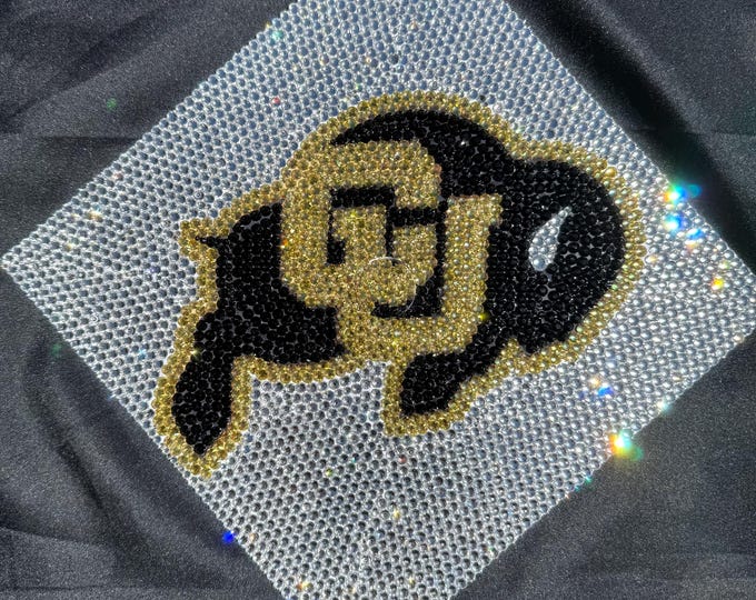 Rhinestone Graduation Cap, Bling Grad Cap, Bedazzled Grad Cap, College ...