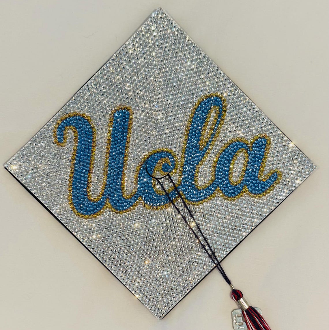 Rhinestone Graduation Cap, Bling Grad Cap, Bedazzled Grad Cap, College ...