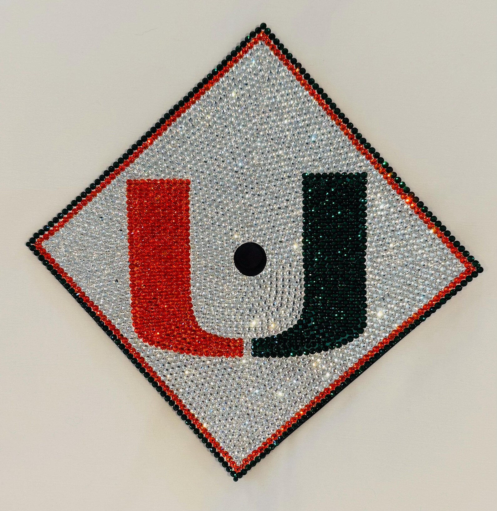 Rhinestone Graduation Cap, Bling Grad Cap, Bedazzled Grad Cap, College ...