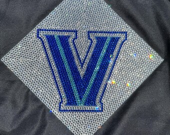 Rhinestone Graduation Cap, Bling Grad Cap, Bedazzled Grad Cap, College ...