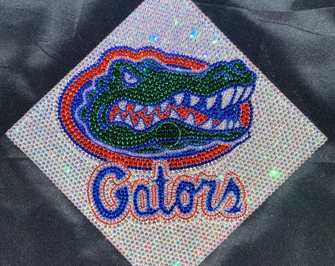 Rhinestone Graduation Cap, Bling Grad Cap, Bedazzled Grad Cap, College ...