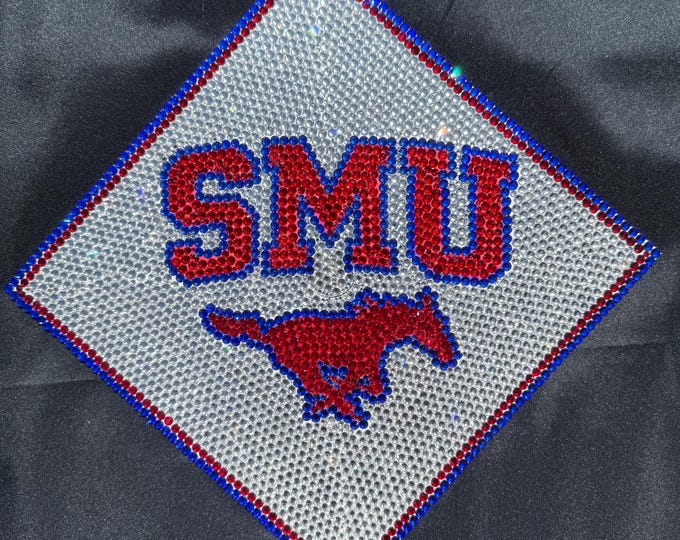 Rhinestone Graduation Cap, Bling Grad Cap, Bedazzled Grad Cap, College ...