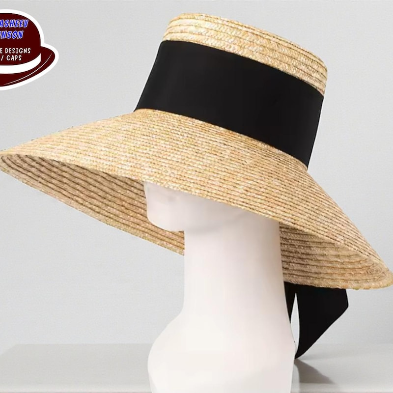 Straw Bonnet - Etsy