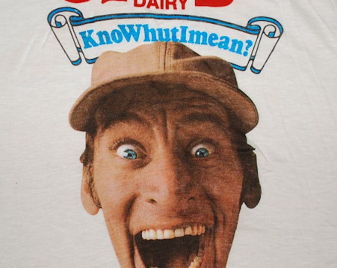Vintage T Shirt TRAUTH Dairy Jim Varney Knowhutimean Deadstock Perfect ...