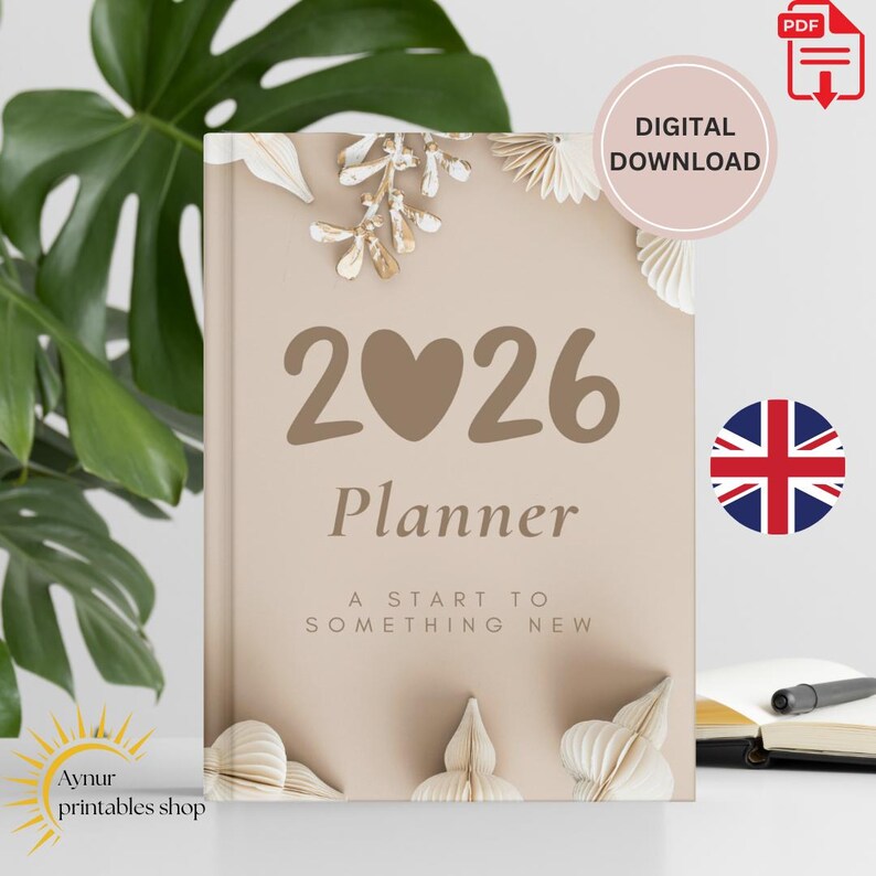 Yearly Planning PDF 2026 Annual & Monthly | Printable Productivity ...
