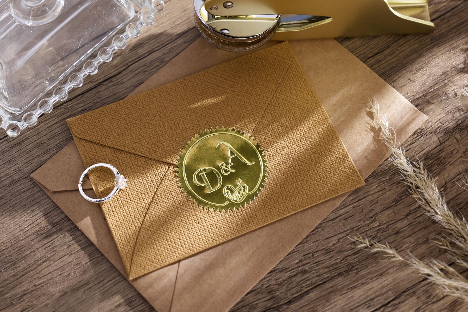 Wedding Envelope Embosser | Custom Last Name Embosser | Personalized ...