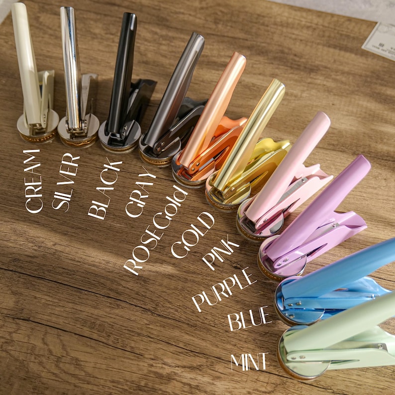 Wedding Envelope Embosser | Custom Last Name Embosser | Personalized ...