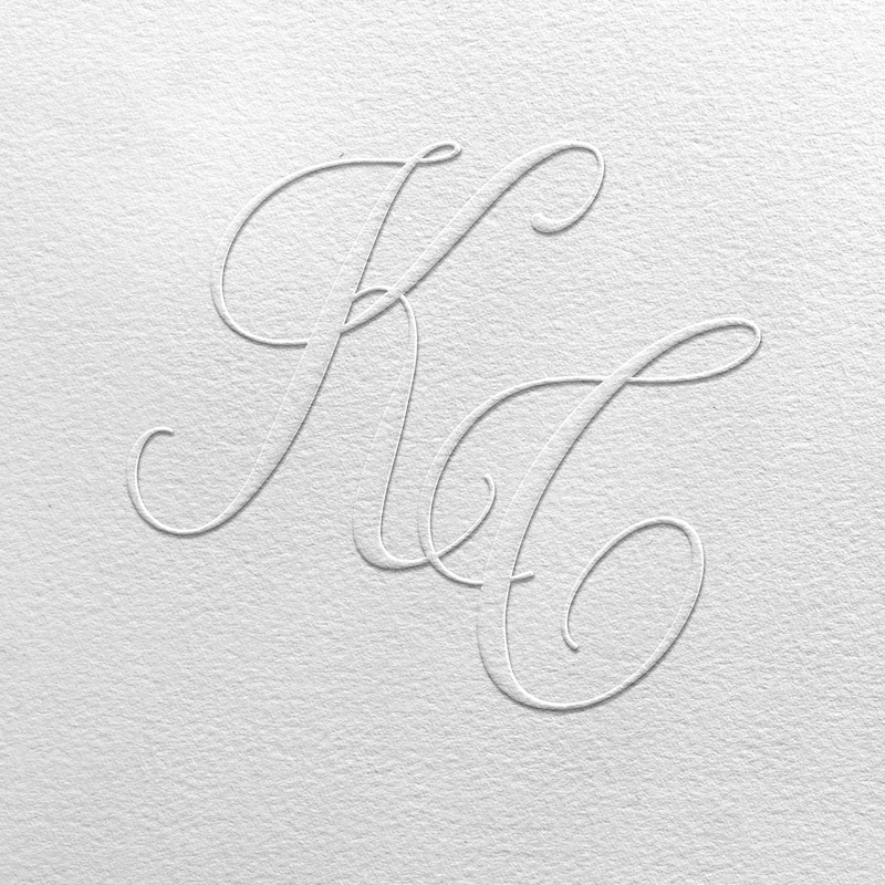 Wedding Sticker Initials - Etsy