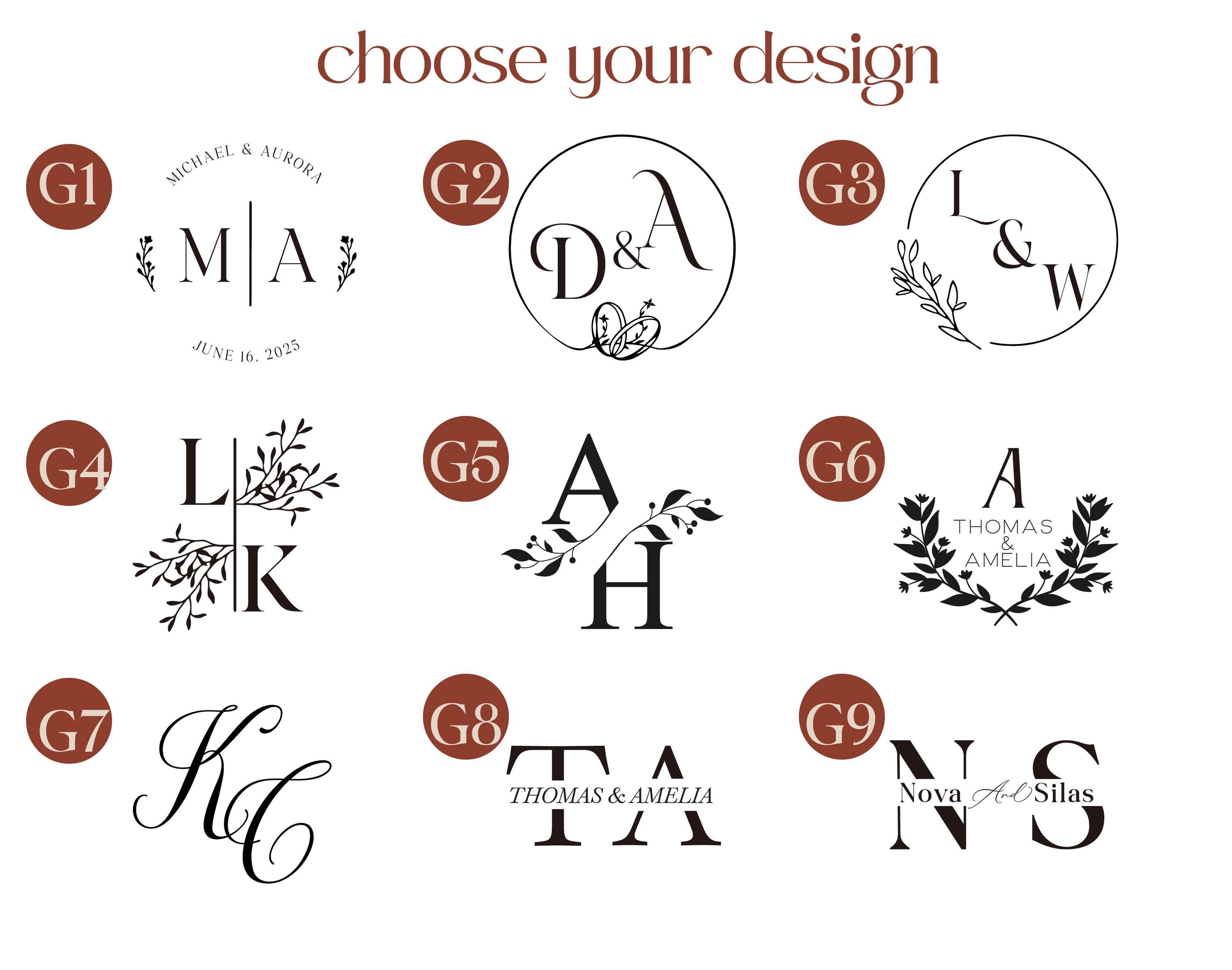 Wedding Envelope Embosser | Custom Last Name Embosser | Personalized Initial Monogram Embosser ...