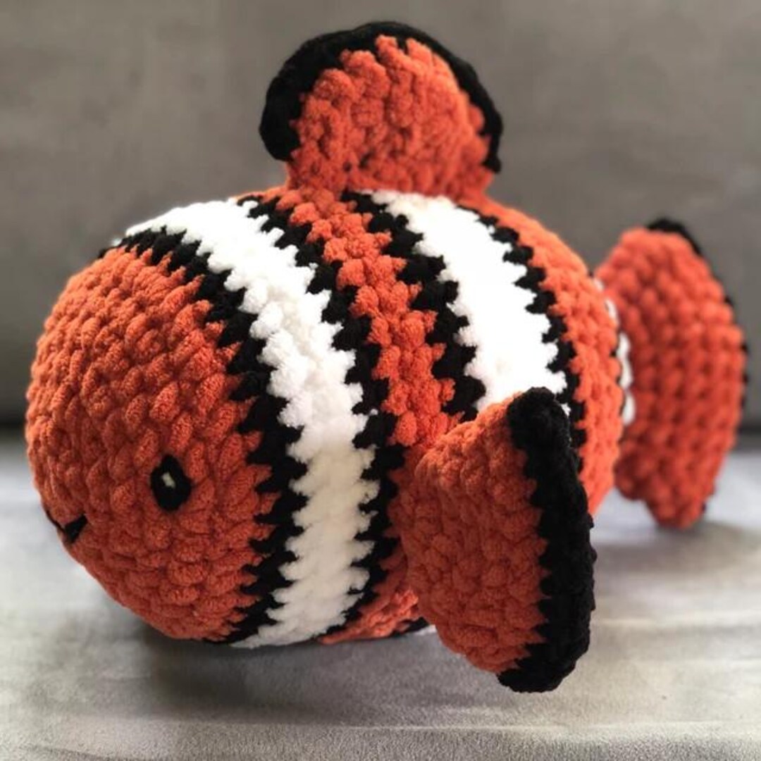 Finding Nemo - Crochet Pattern for Clownfish, Clownfish Amigurumi ...