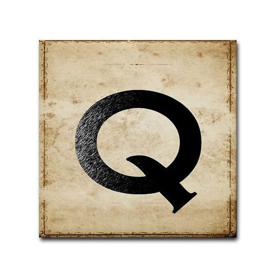 Letter Q | Etsy