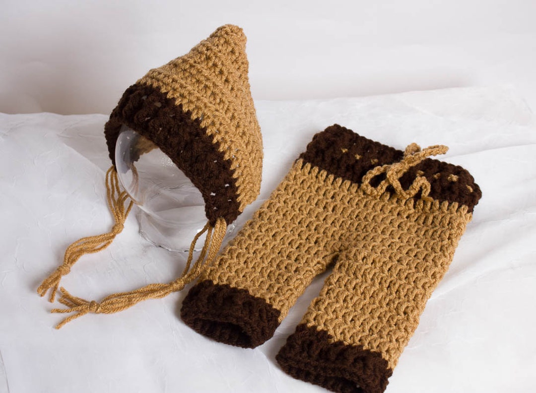 Hand Crochet Pixie Set - Newborn Photo Prop - Pixie Hat - Pants Set ...