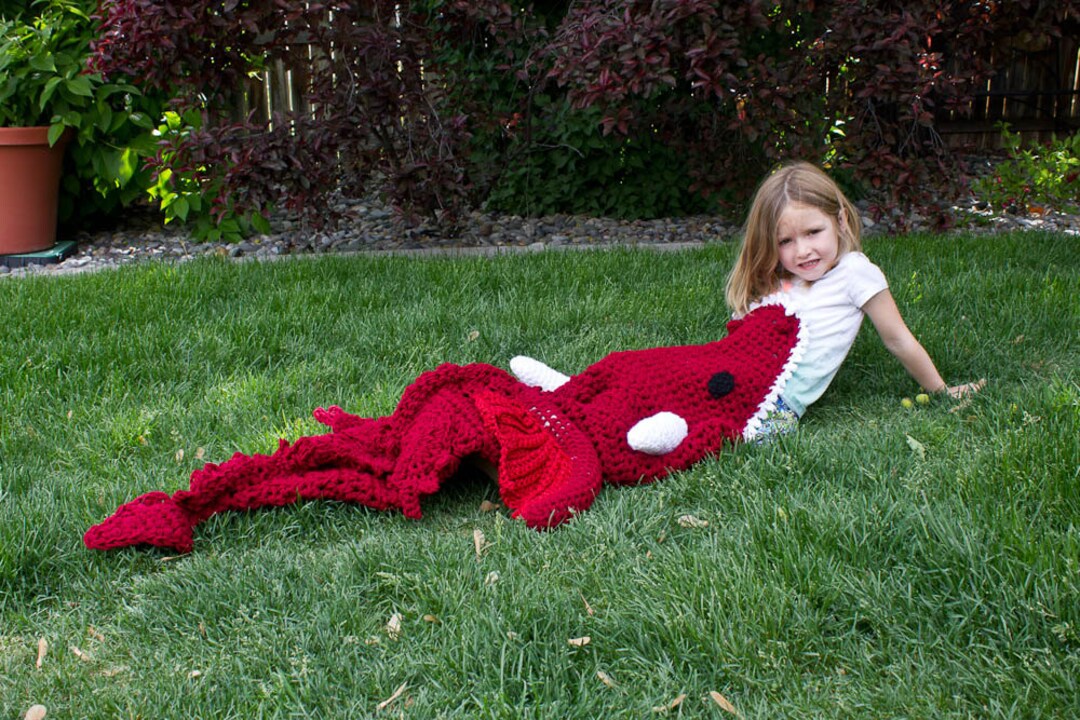 Hand Crochet Dragon Blanket - Crochet Wearable Blanket - Dragon Cocoon ...