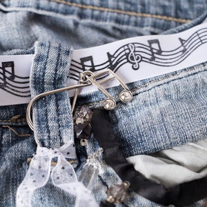 Booty Bag - Upcycled Denim Jeans Purse - Music Bootie Bag - B21 - Etsy