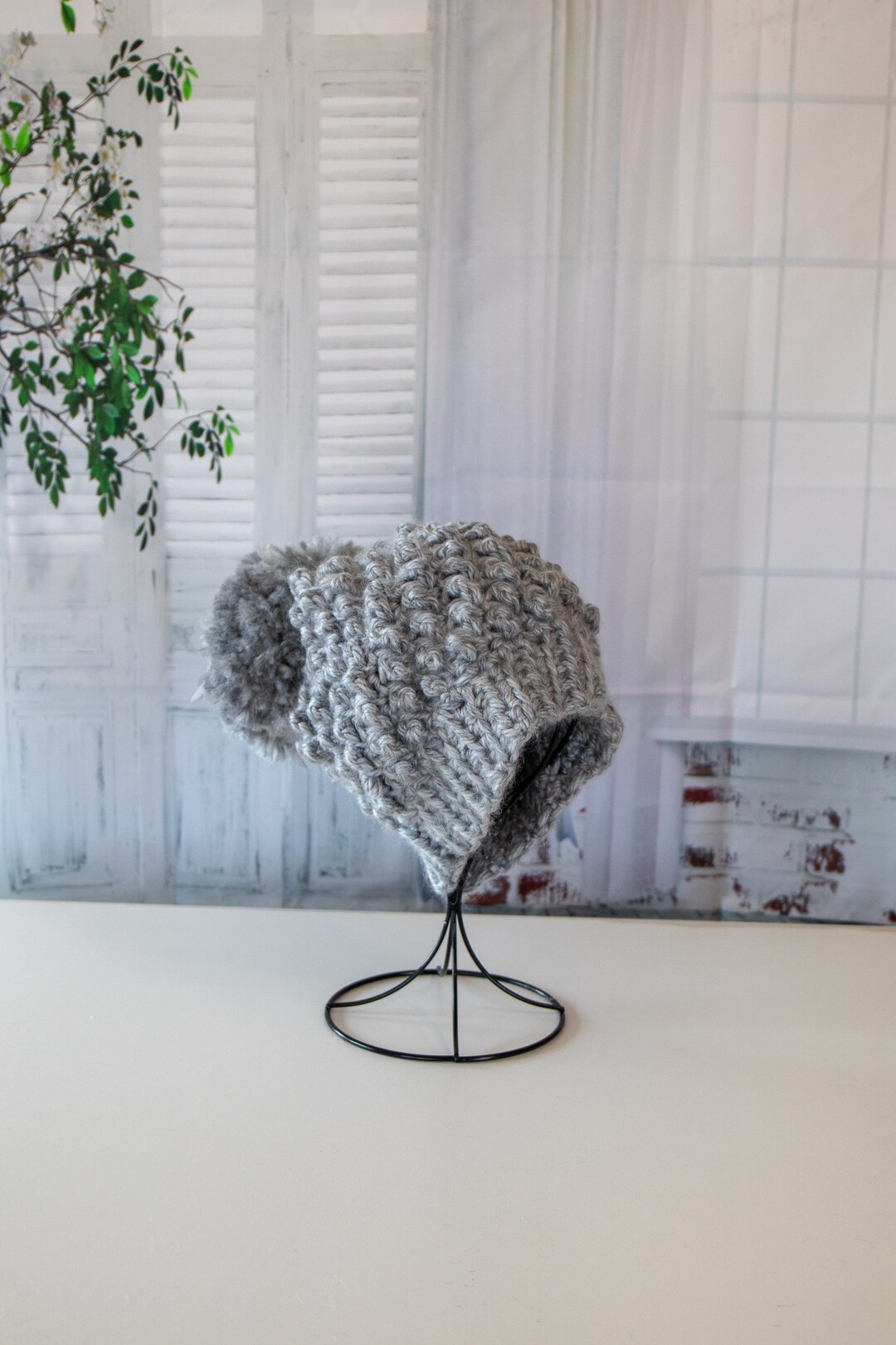 Hand Crochet Brennan Hat ASPEN TWEED Chunky Hat Thick - Etsy