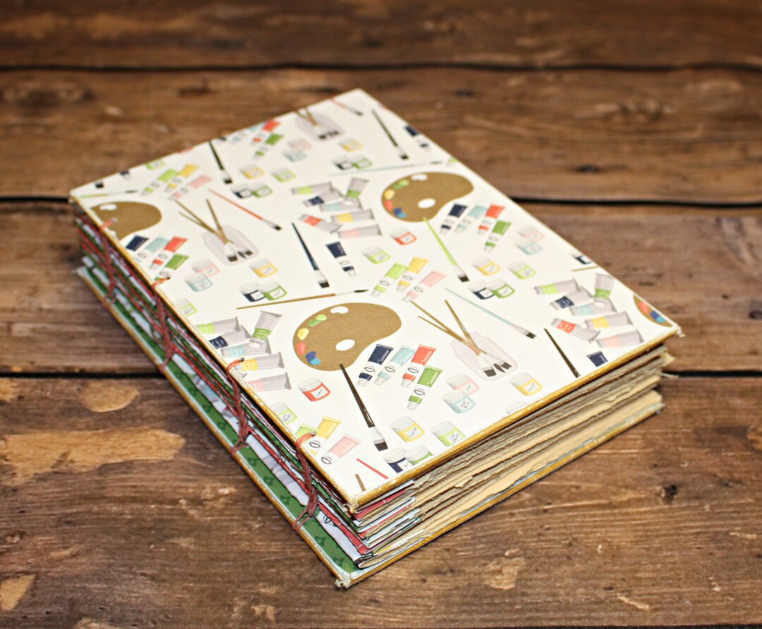 Art Journal, Paint Brush Book, Art Palette Book, Art Class, Journal ...