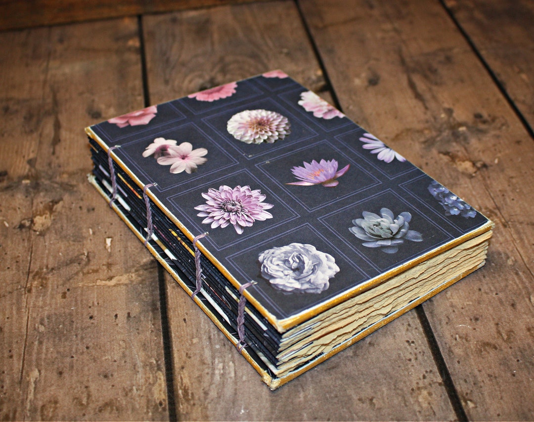 Flower Journal, Framed Flowers Journal, Florist Notebook, Writing ...
