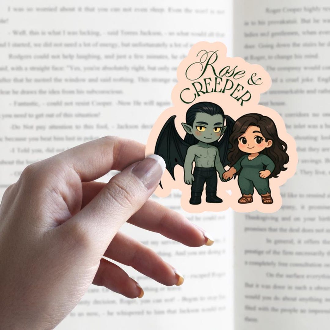 Rose & Creeper | Gothic Couple Standing Sticker | From Insatiable: A ...