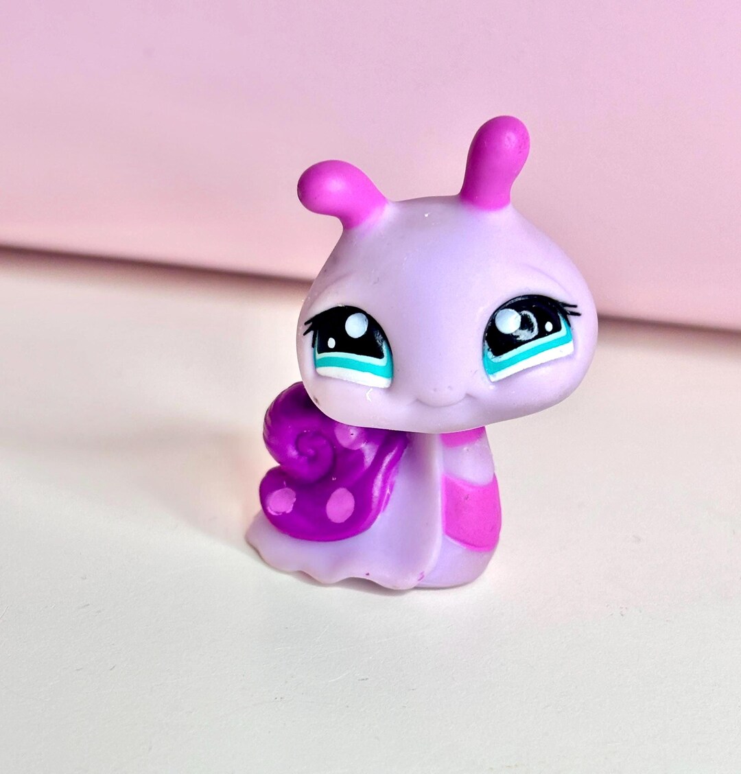 Littlest Pet Shop Purple Snail With Blue Eyes #1528 - Etsy