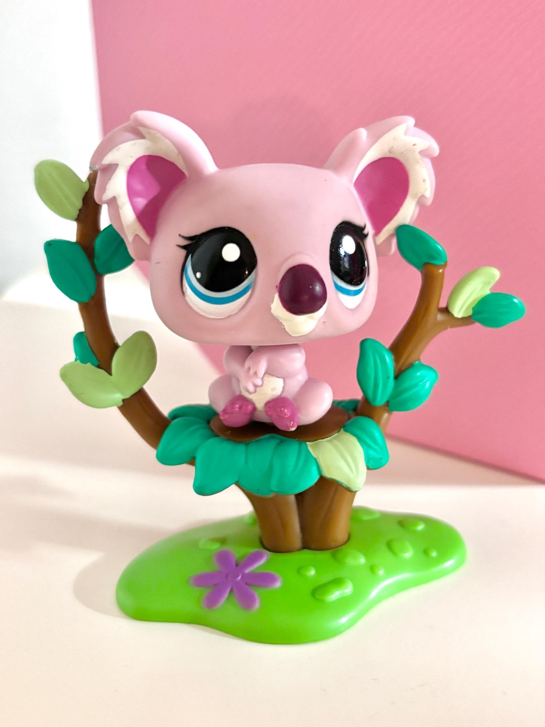 2064 Pink Koala Littlest Pet Shop Lps With Tree Accessory - Etsy