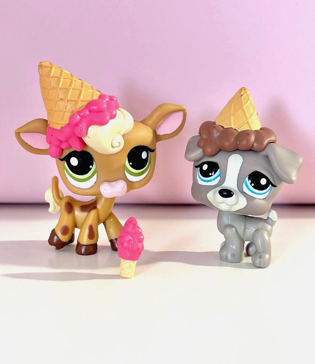 Littlest Pet Shop Pet 1832 1833 Dog Cow Collector Pets LPS - Etsy