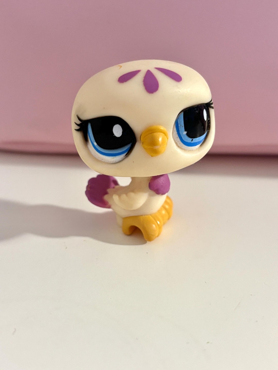 1442 Lps Bird Authentic Purple and Blue Eyes Littlest Pet Shop ...