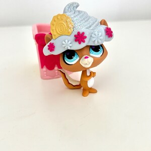 Authentic Littlest Pet Shop #3068 Chipmunk / Original Hasbro LPS Hide ...