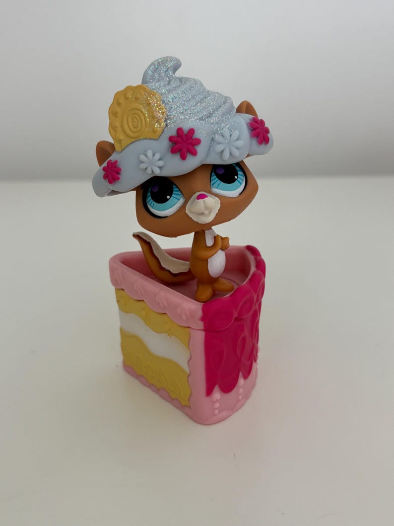 Authentic Littlest Pet Shop #3068 Chipmunk / Original Hasbro LPS Hide ...