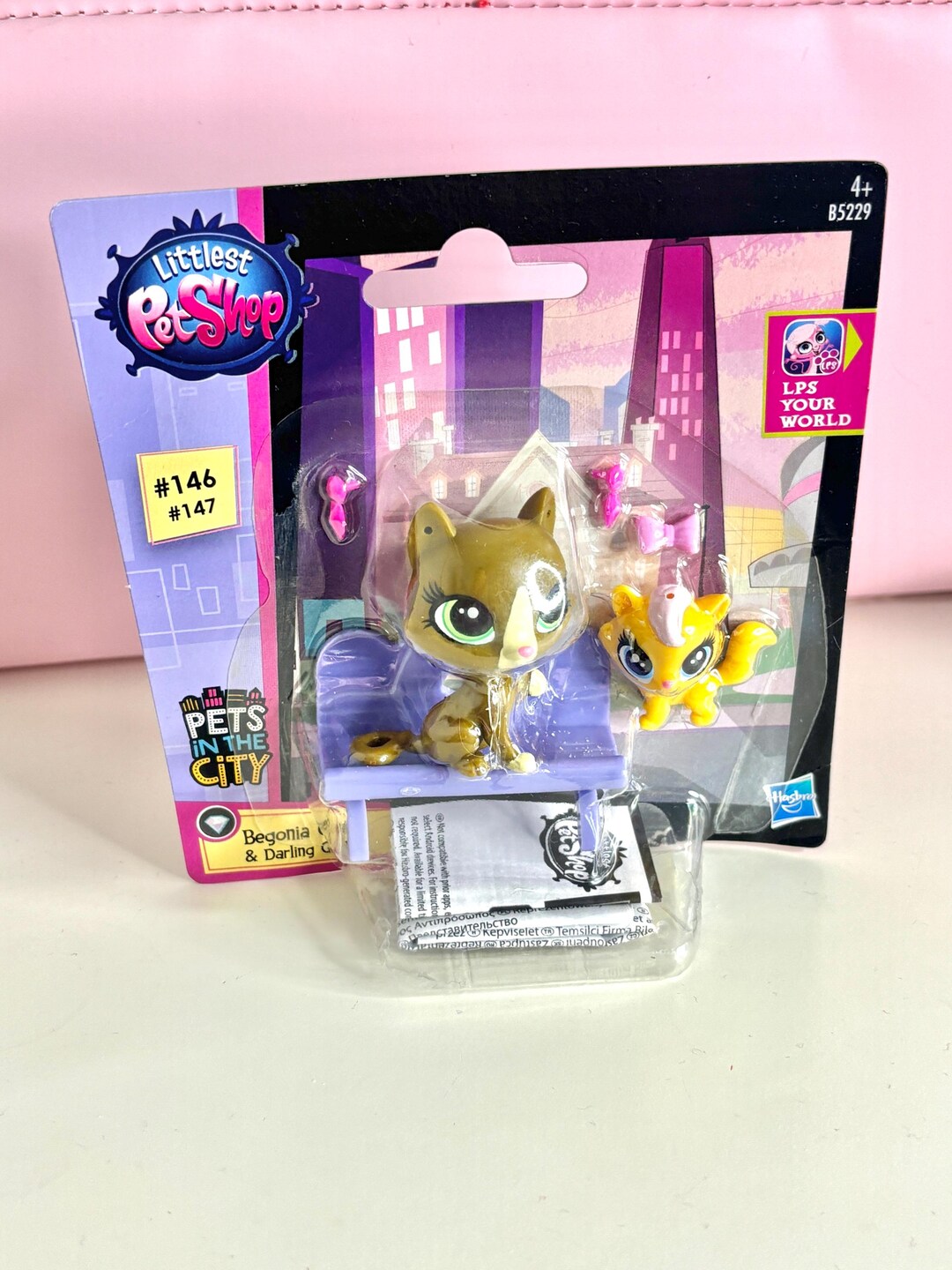 Littlest Pet Shop LPS Pets in the City #146 #147 Begonia Gatto ...