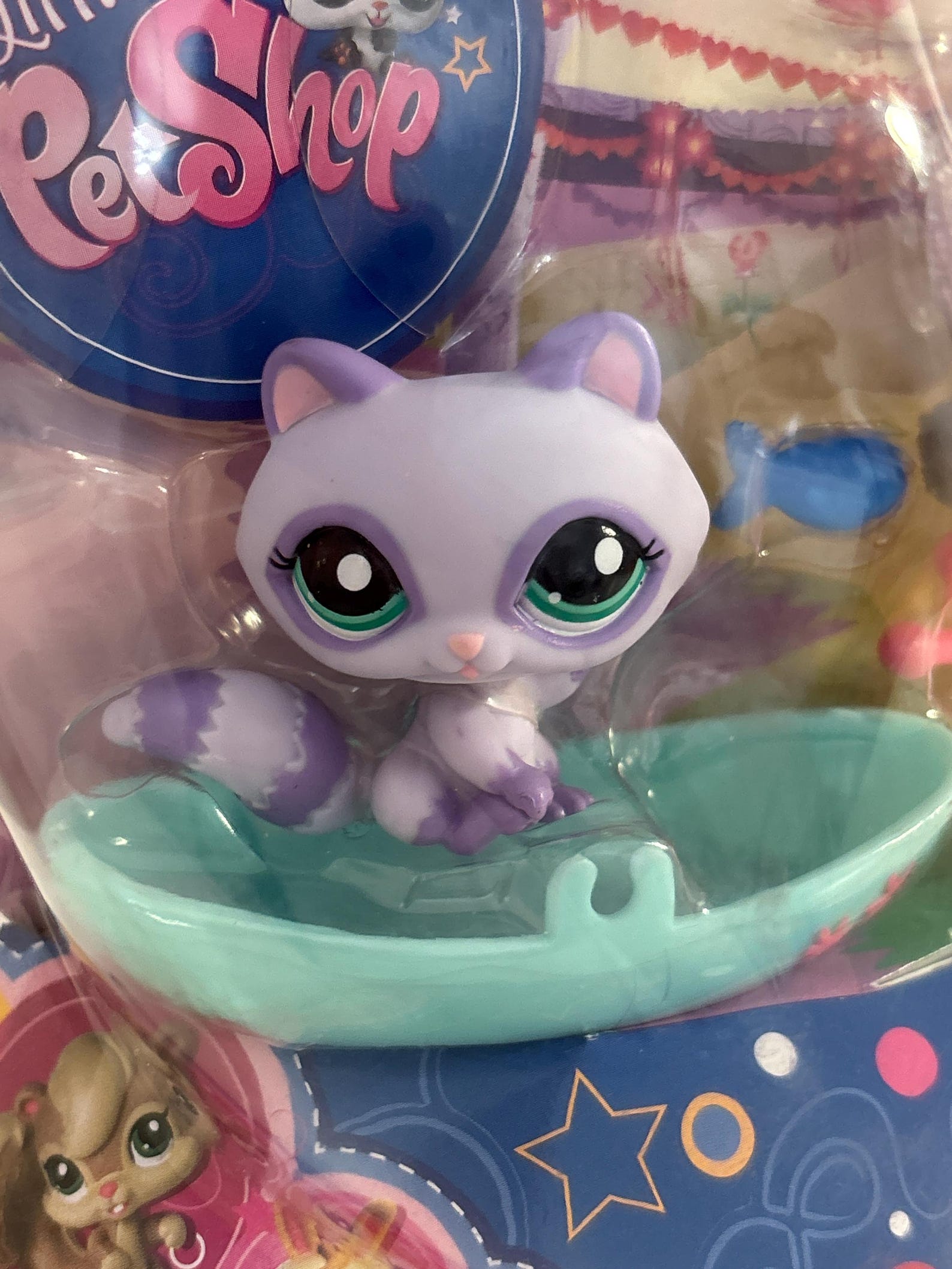 Littlest Pet Shop LPS Pet Pair Raccoon Beaver 1989 1990 Complete ...