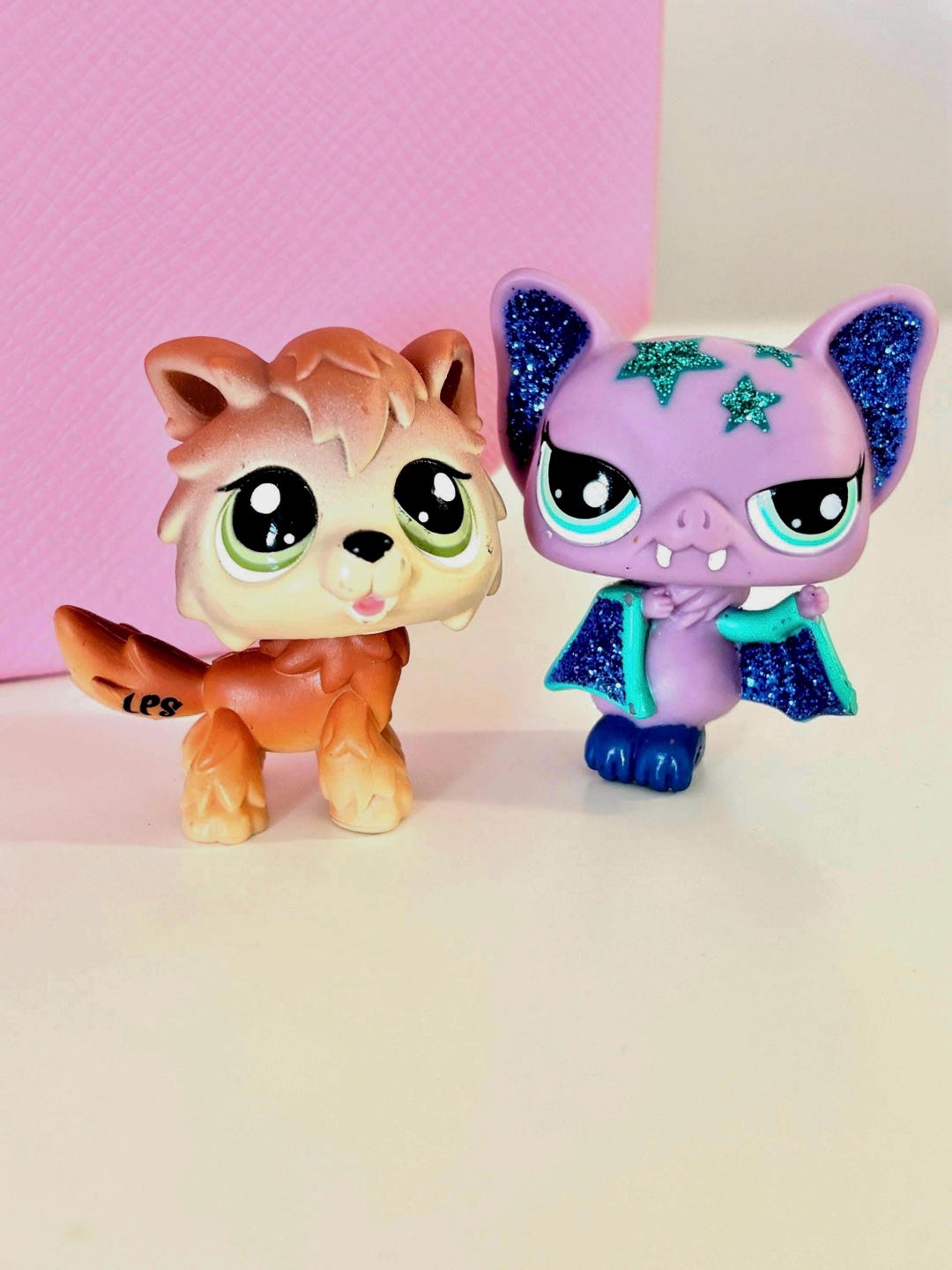 LPS Littlest Pet Shop Wolf #2141 and Bat #2142 Authetic - Etsy