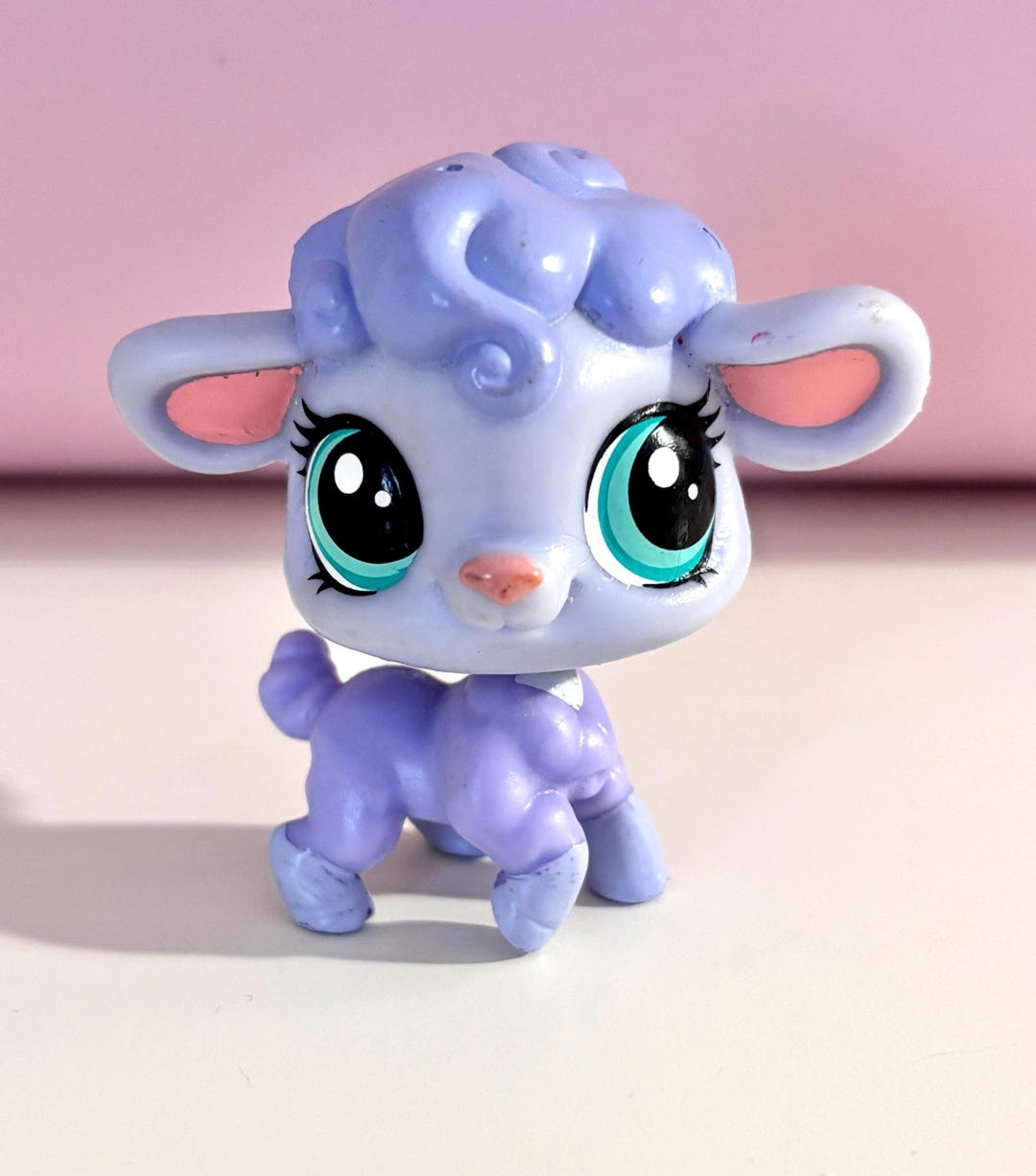 Littlest Pet Shop LPS Authentic Livvy Lambton 190 Blue Purple Lamb ...