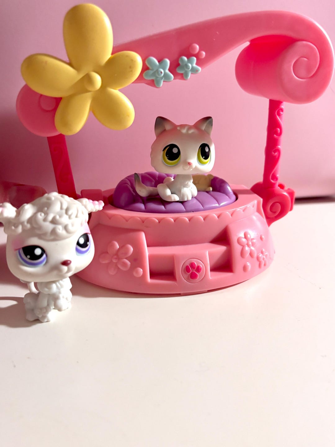 100 Kitten #101 Poodle Fancy Friends Set 2006 White Littlest Pet Shop ...