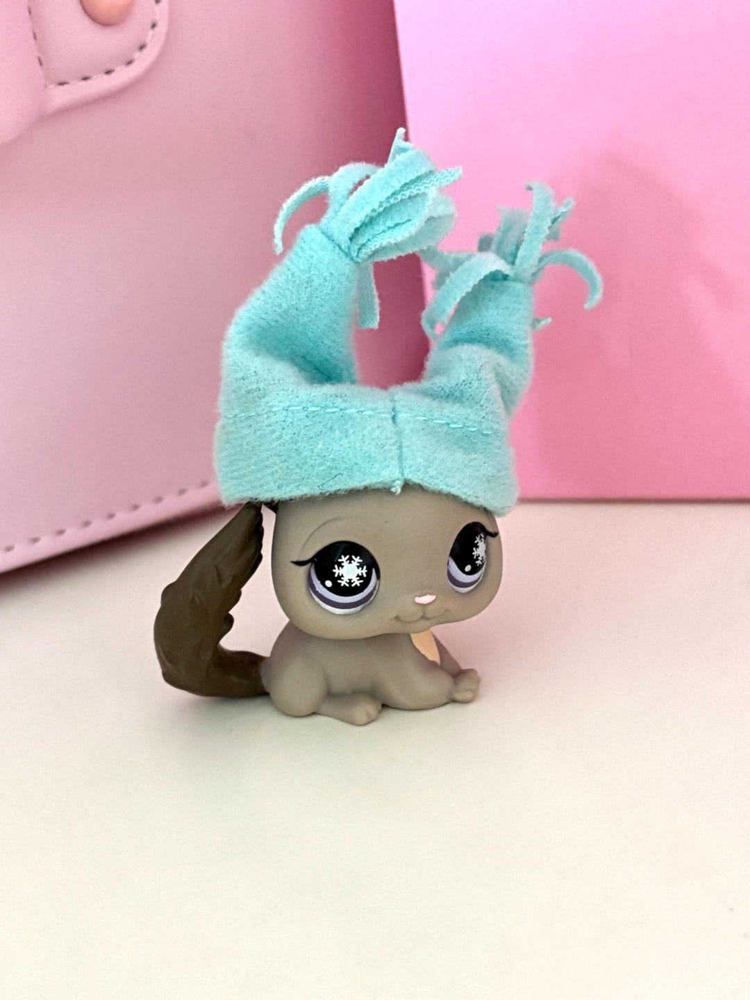 Littlest Pet Shop Chinchilla 687 With Hat Accessory | Gray Brown Purple ...