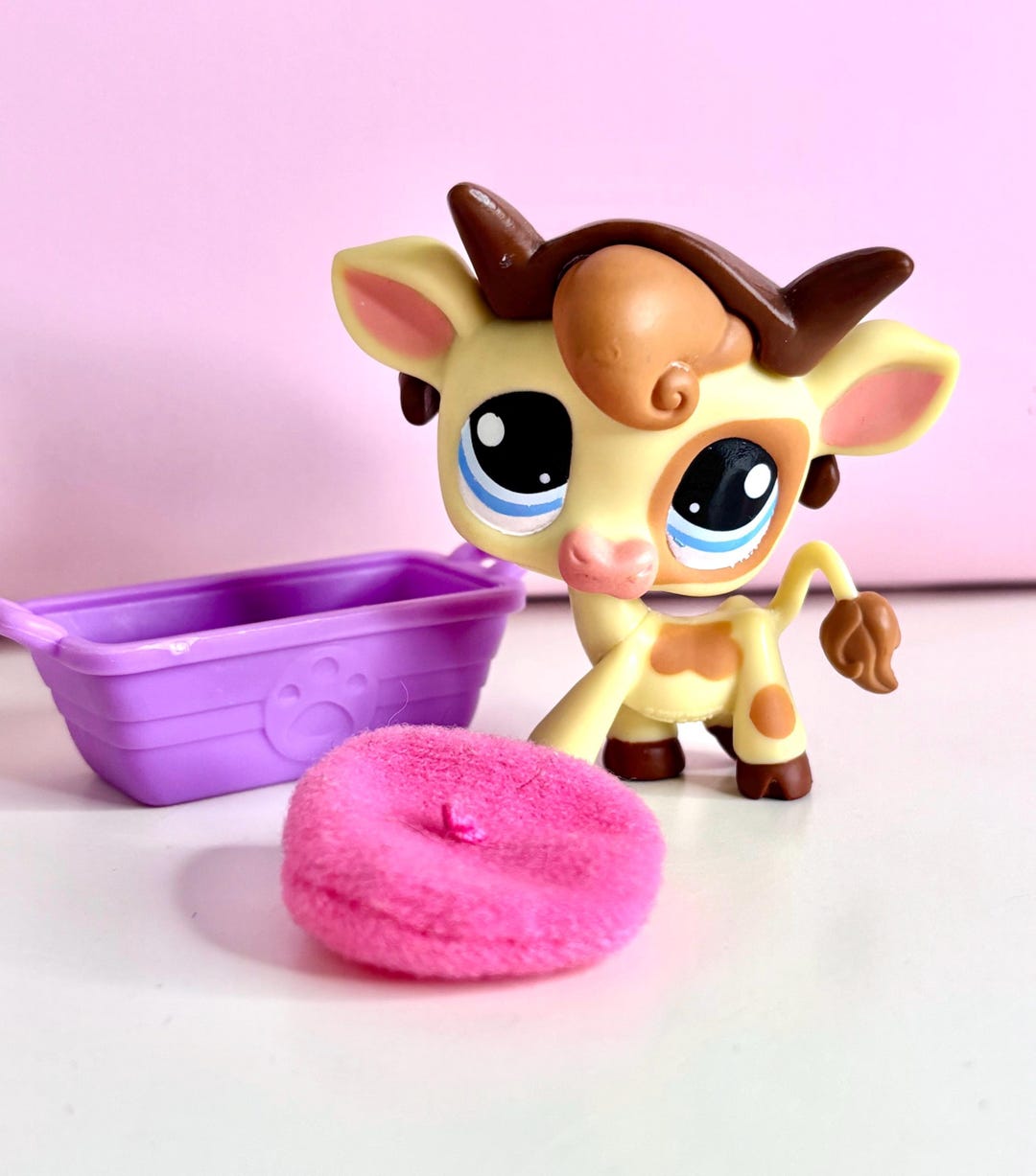 LPS Littlest Pet Shop Cow 970 Funniest Pets Toy Figure With Original ...