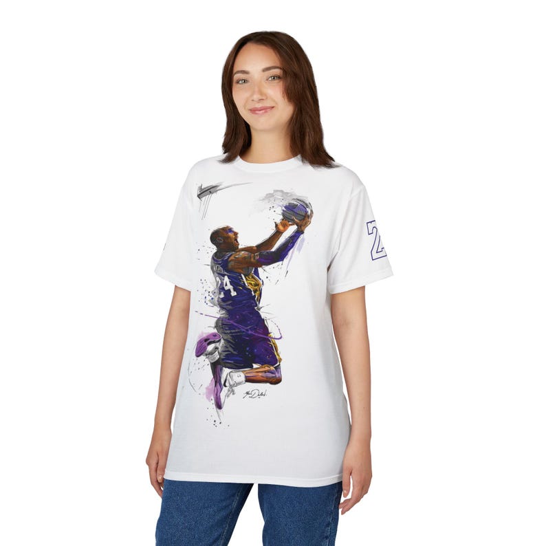 Kobe Bryant Tribute Tee, Basketball Shirt, Unisex Sports Apparel, Fan ...