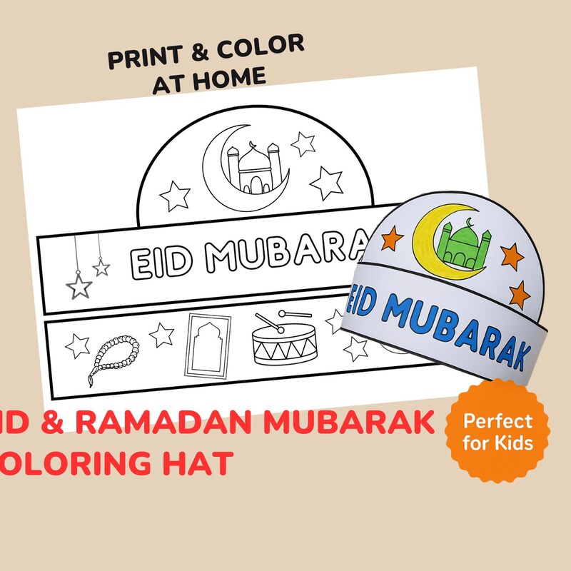 Ramadan Party Hat Craft - Etsy