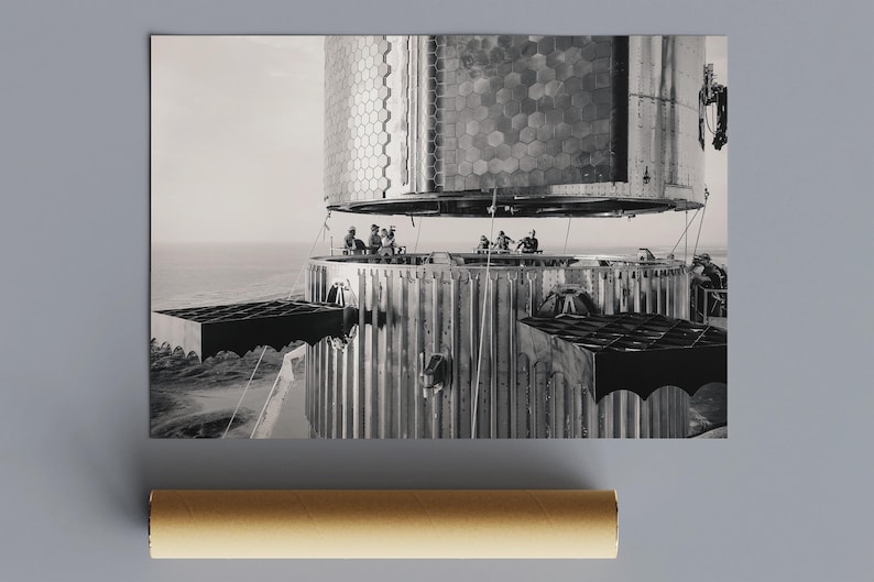 Spacex Starship Fine Art Posters - Paper Print, Space Art, Wall Decor ...