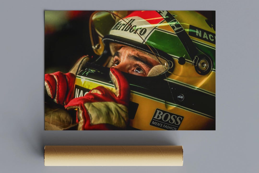 Ayrton Senna F1 Poster: Racing Legend Giclée Print - Etsy Ireland