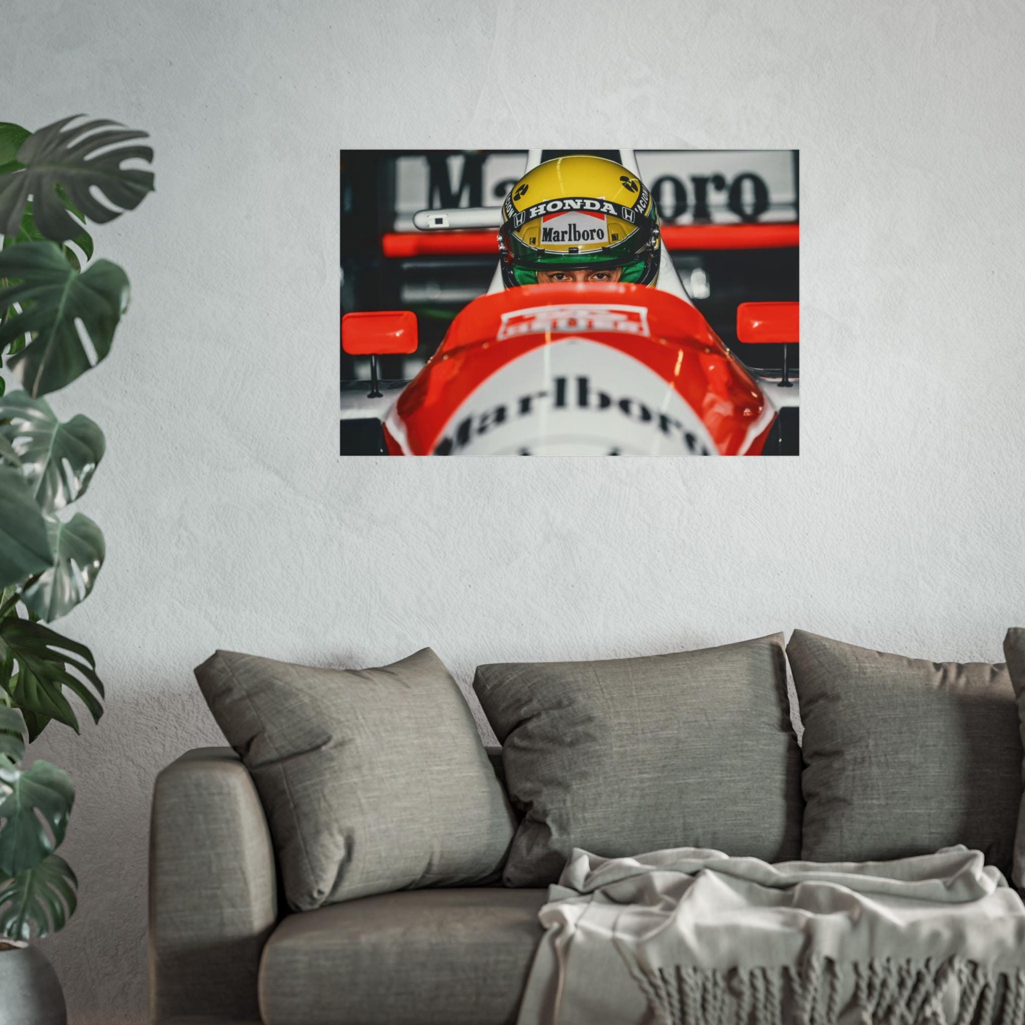 Mclaren F1 Poster, Ayrton Senna, Wall Decor, Formula 1 Memorabilia ...