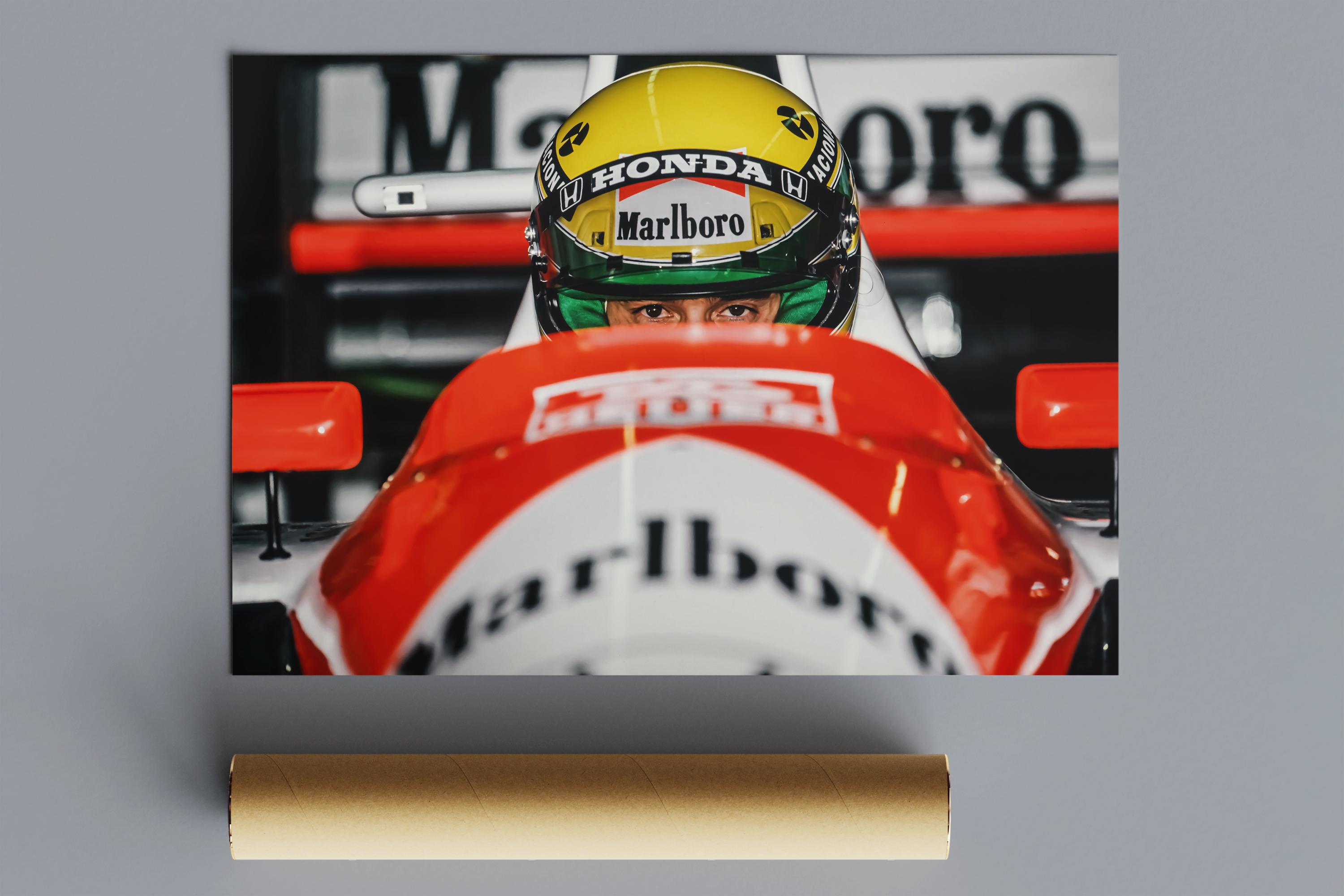 Mclaren F1 Poster, Ayrton Senna, Wall Decor, Formula 1 Memorabilia ...