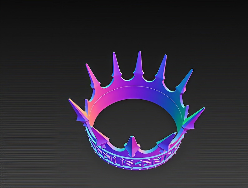 Viking Rune Crown STL | 3D Printable Norse Mythology King Tiara ...