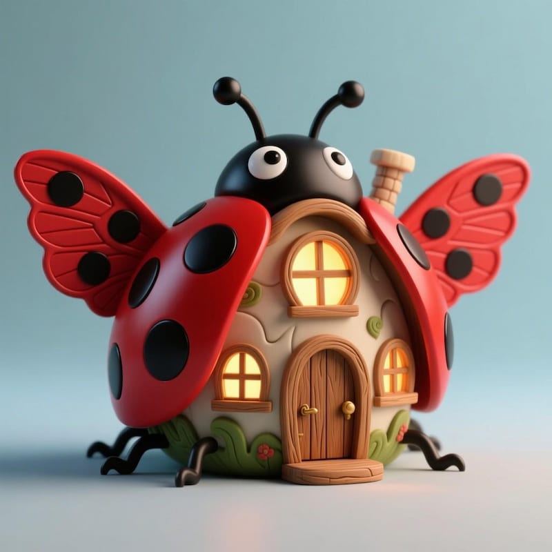 Ladybug House - Etsy