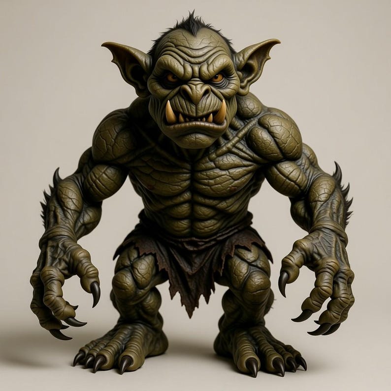Troll Figure 3D Model – STL File for 3D Printing - Etsy