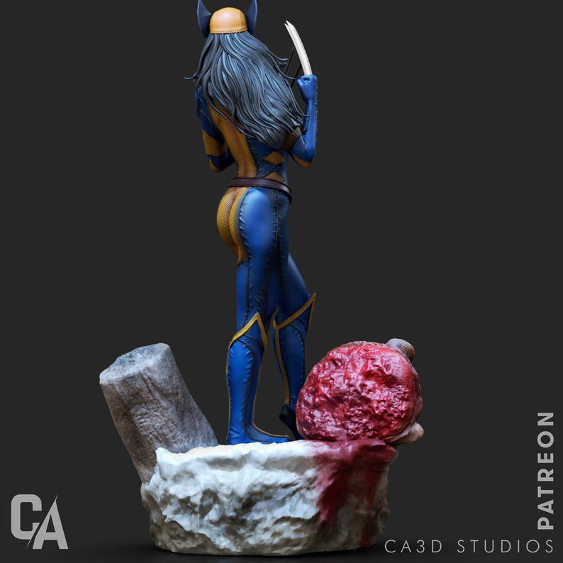 Laura Kinney 3D Printed Statue ,X-23 Wolverine Female Figure ...