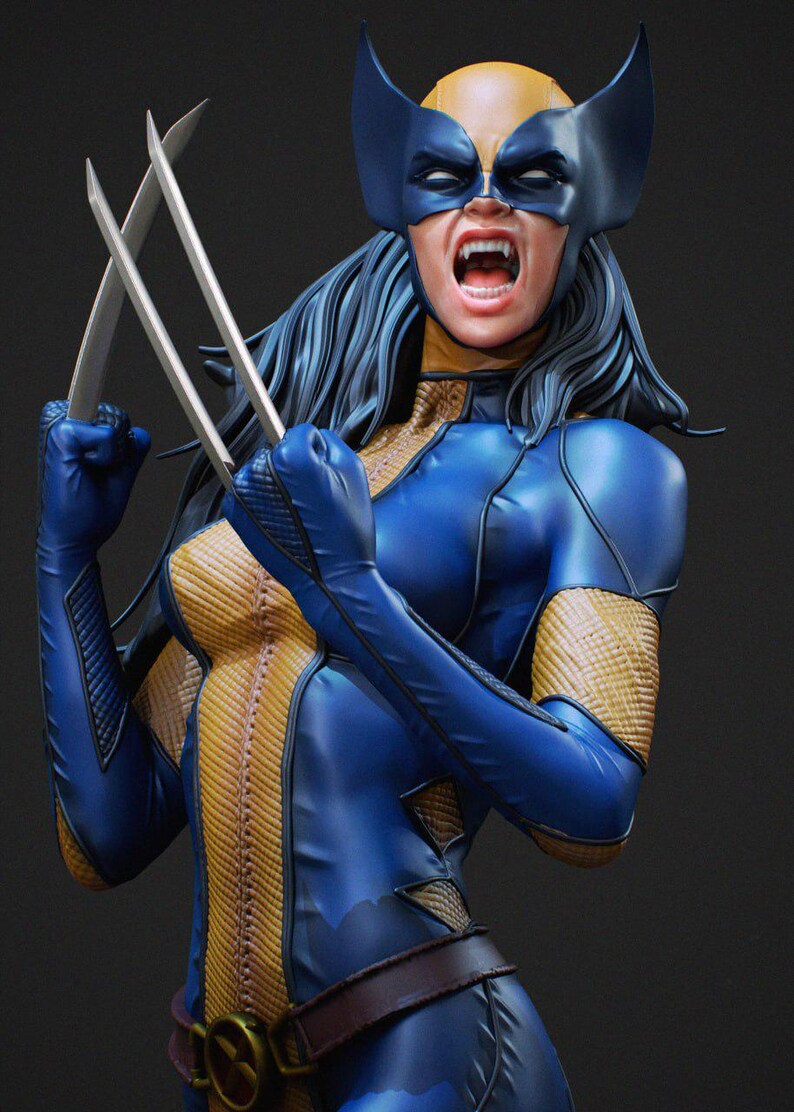 Laura Kinney 3D Printed Statue ,X-23 Wolverine Female Figure ...