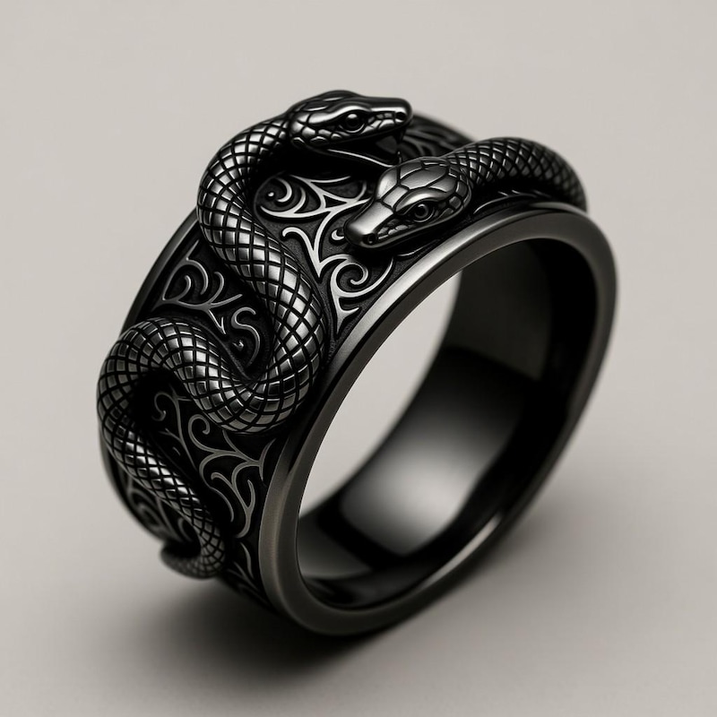 Serpent Ring - Etsy