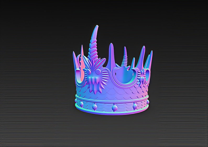 Dragon Crown STL: 3D Printable Fantasy Headpiece (digital Download) - Etsy